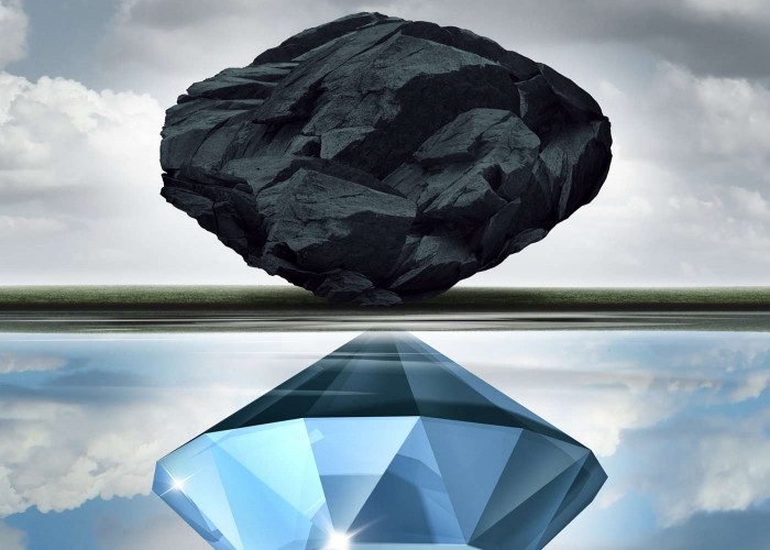 The coal that turned into the diamond